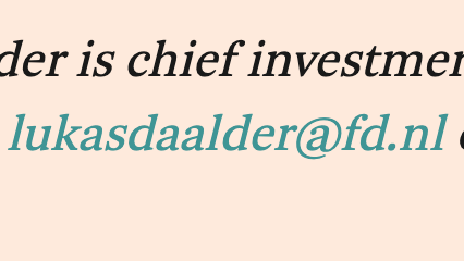 Groter met de crisis | Best of the Web